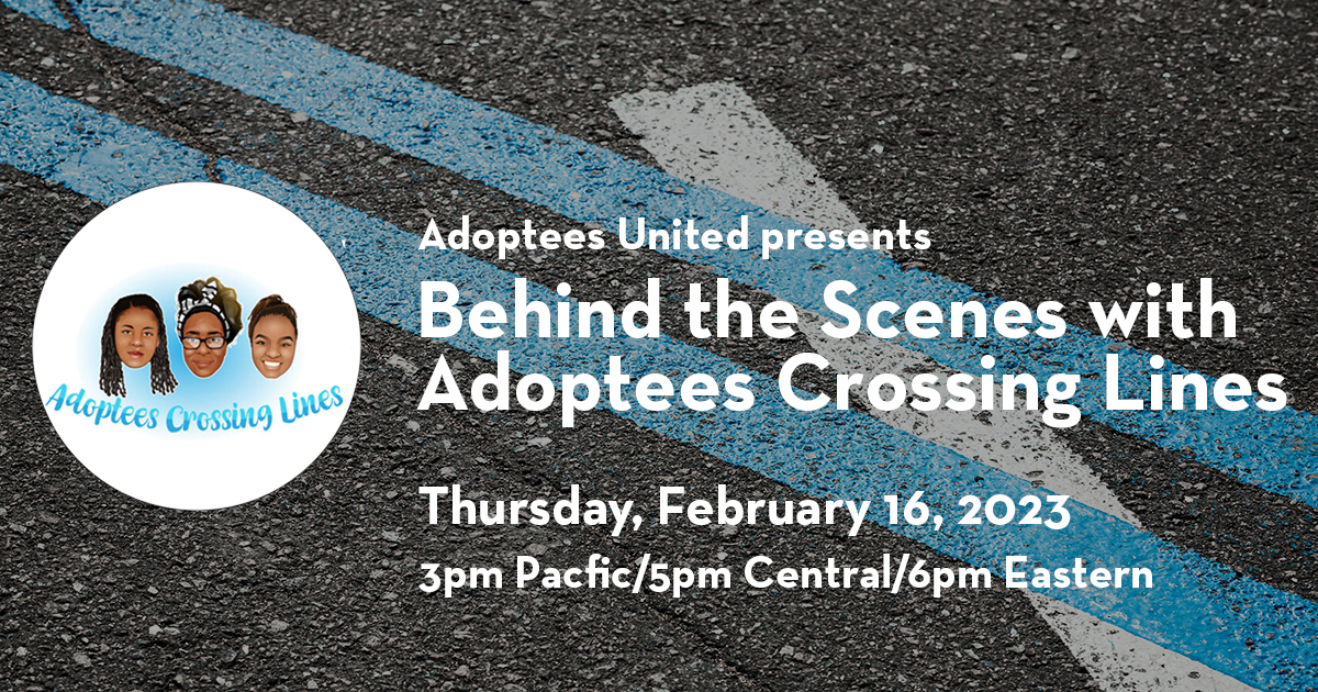 Behind the Scenes with Adoptees Crossing Lines - Adoptees United